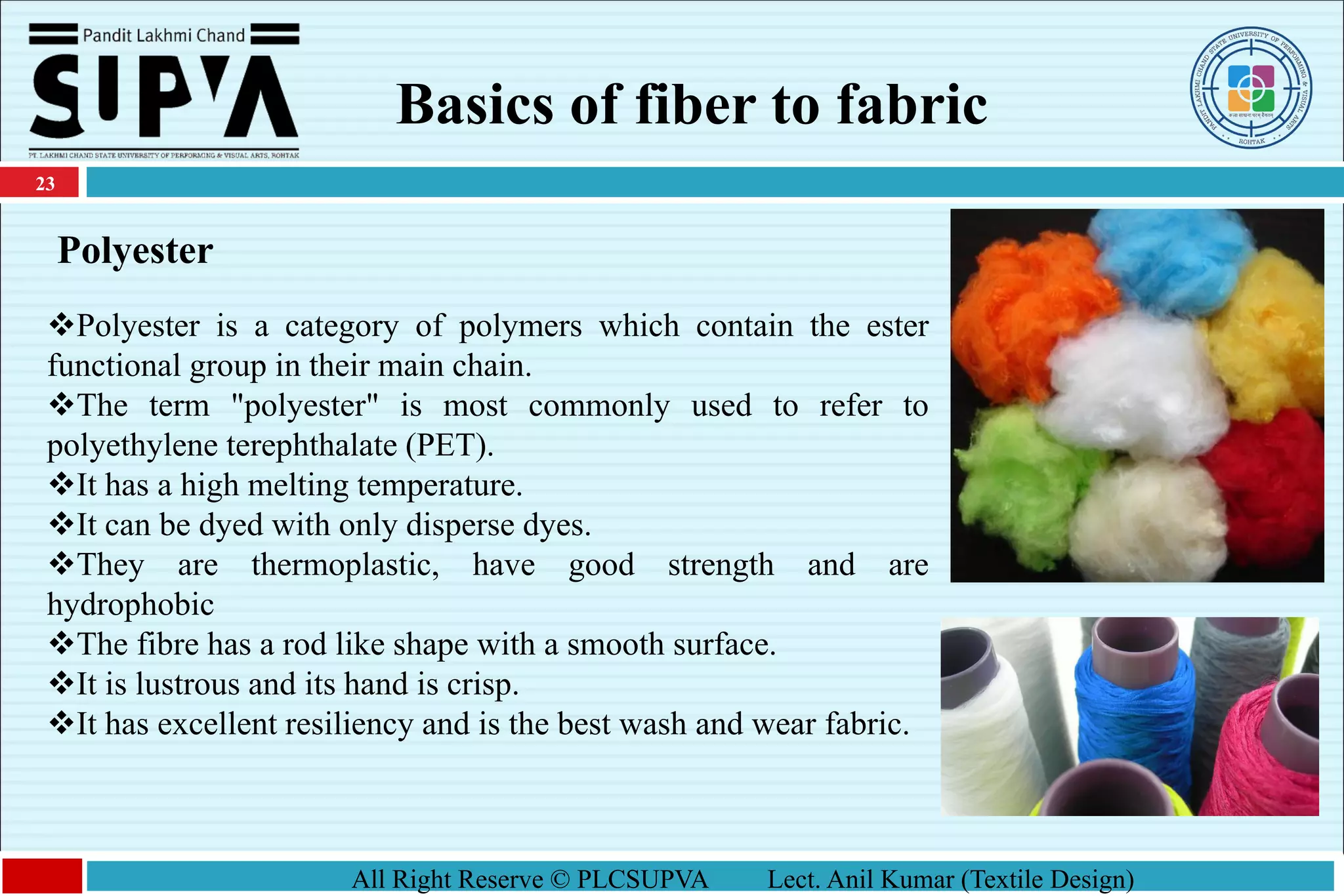 Fiber, Yarn & Fabric I Basic of fabric I Fiber Classification I Yarn ...