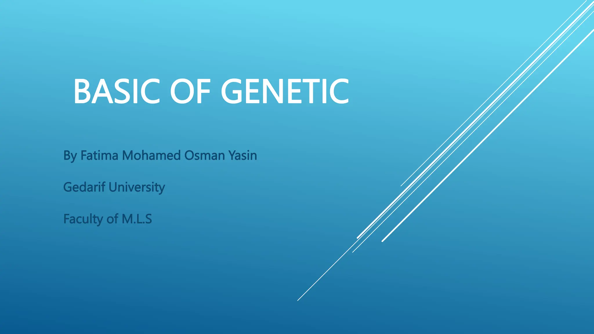 Basic Of Genetic.pptx ..story starting . | PPTX | Genetics | Science