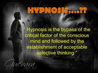 Basic of hypnosis | PPTX