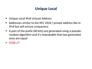 Basic of IPv6 | PPTX