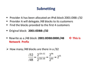 Basic of IPv6 | PPTX