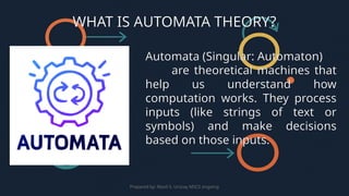Basic of Language Theory (2025 Edition) - Automata | PPTX