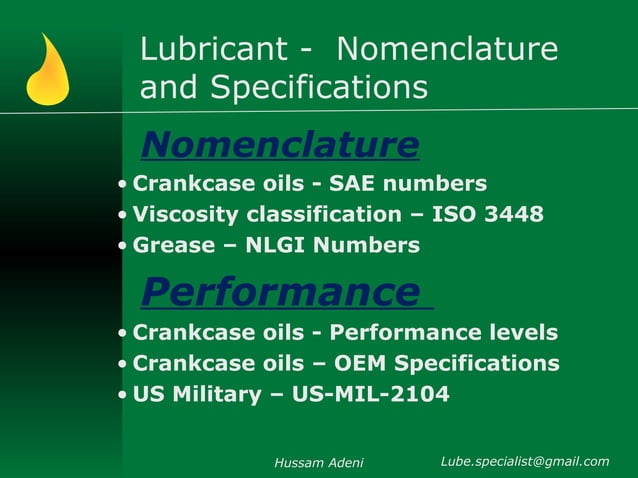 Basic of lubricants and lubrication Presentation | PPT