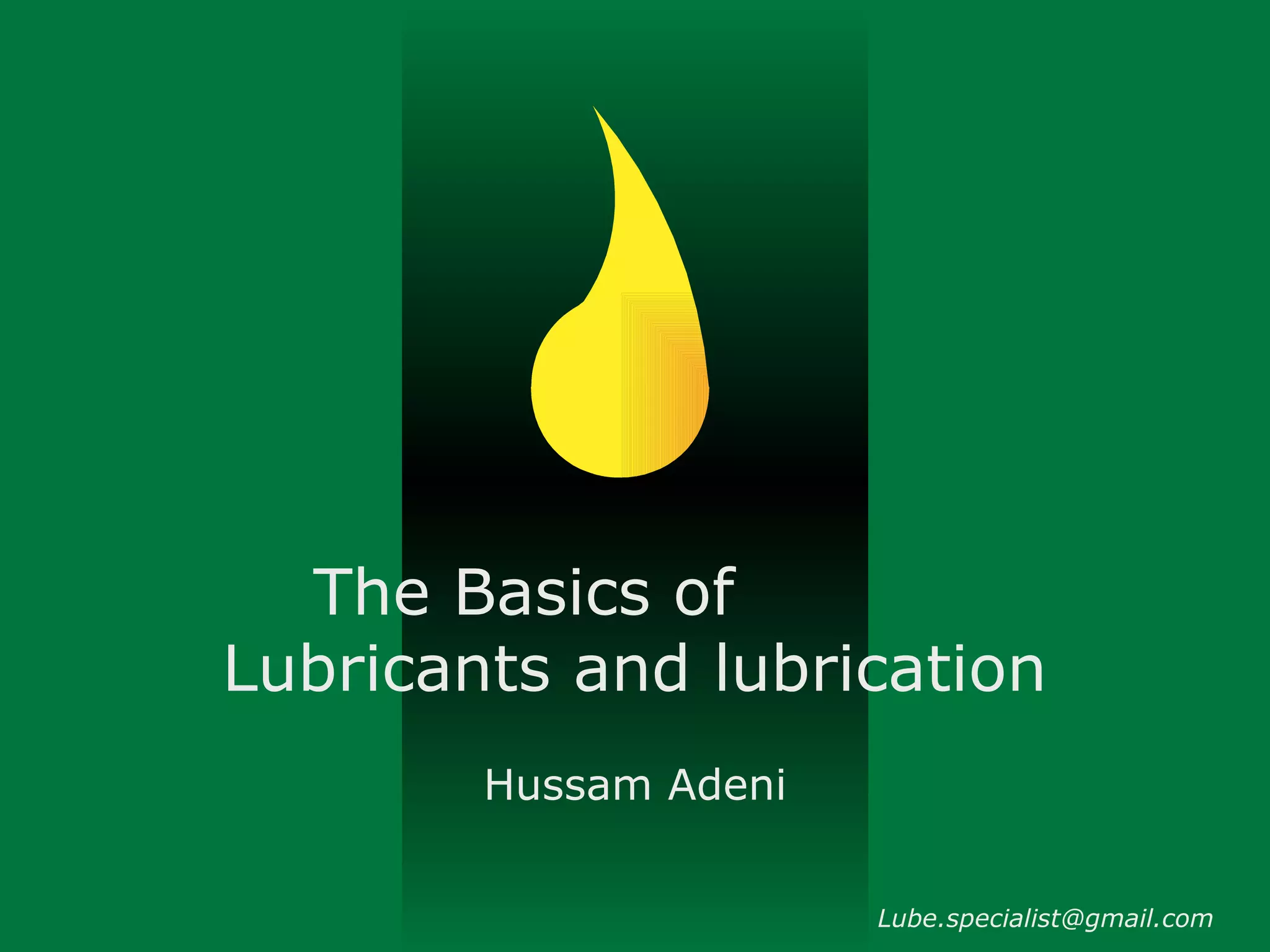 Basic Of Lubricants and Lubrication | PPS