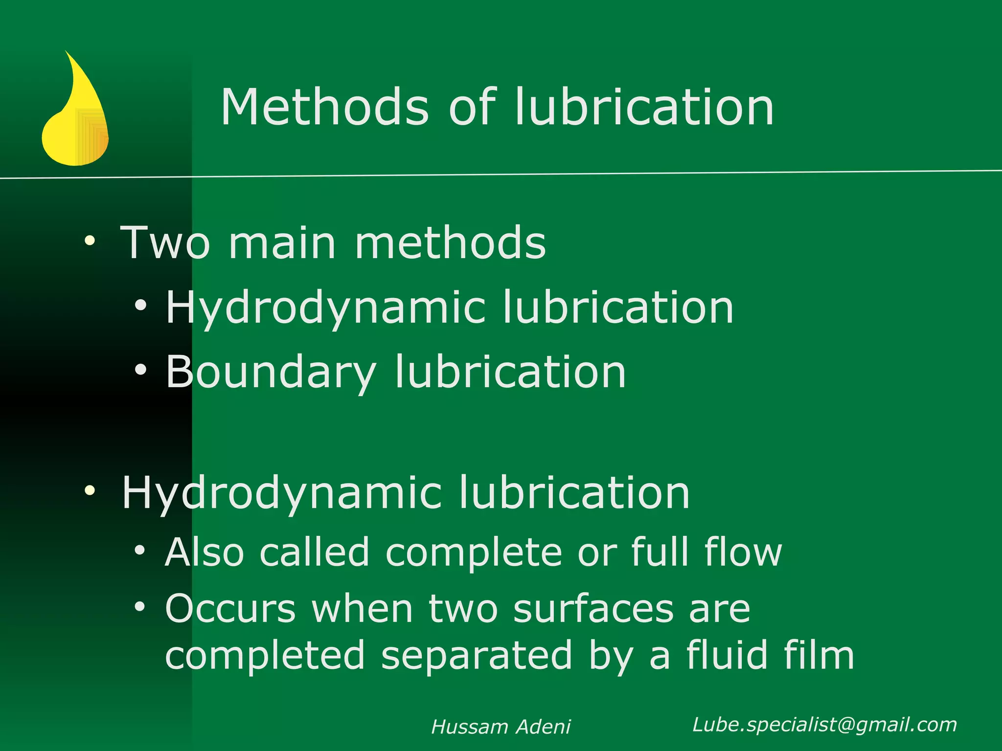 Basic Of Lubricants and Lubrication | PPS