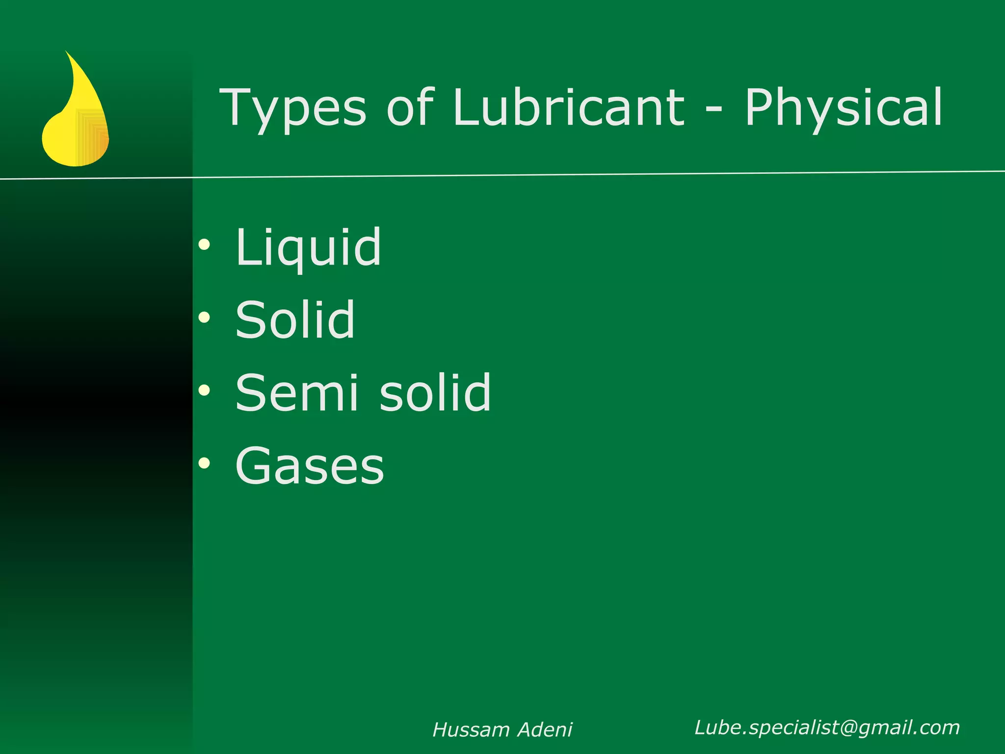 Basic Of Lubricants and Lubrication | PPS