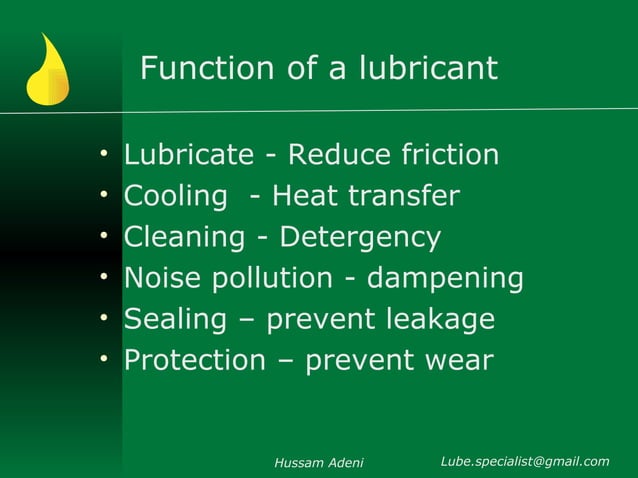 Basic Of Lubricants and Lubrication | PPS | Chemistry | Science