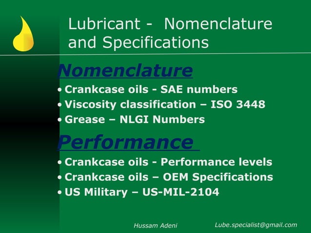 Basic Of Lubricants and Lubrication | PPS | Chemistry | Science