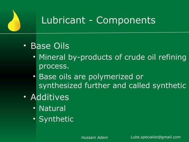 Basic Of Lubricants and Lubrication | PPS | Chemistry | Science