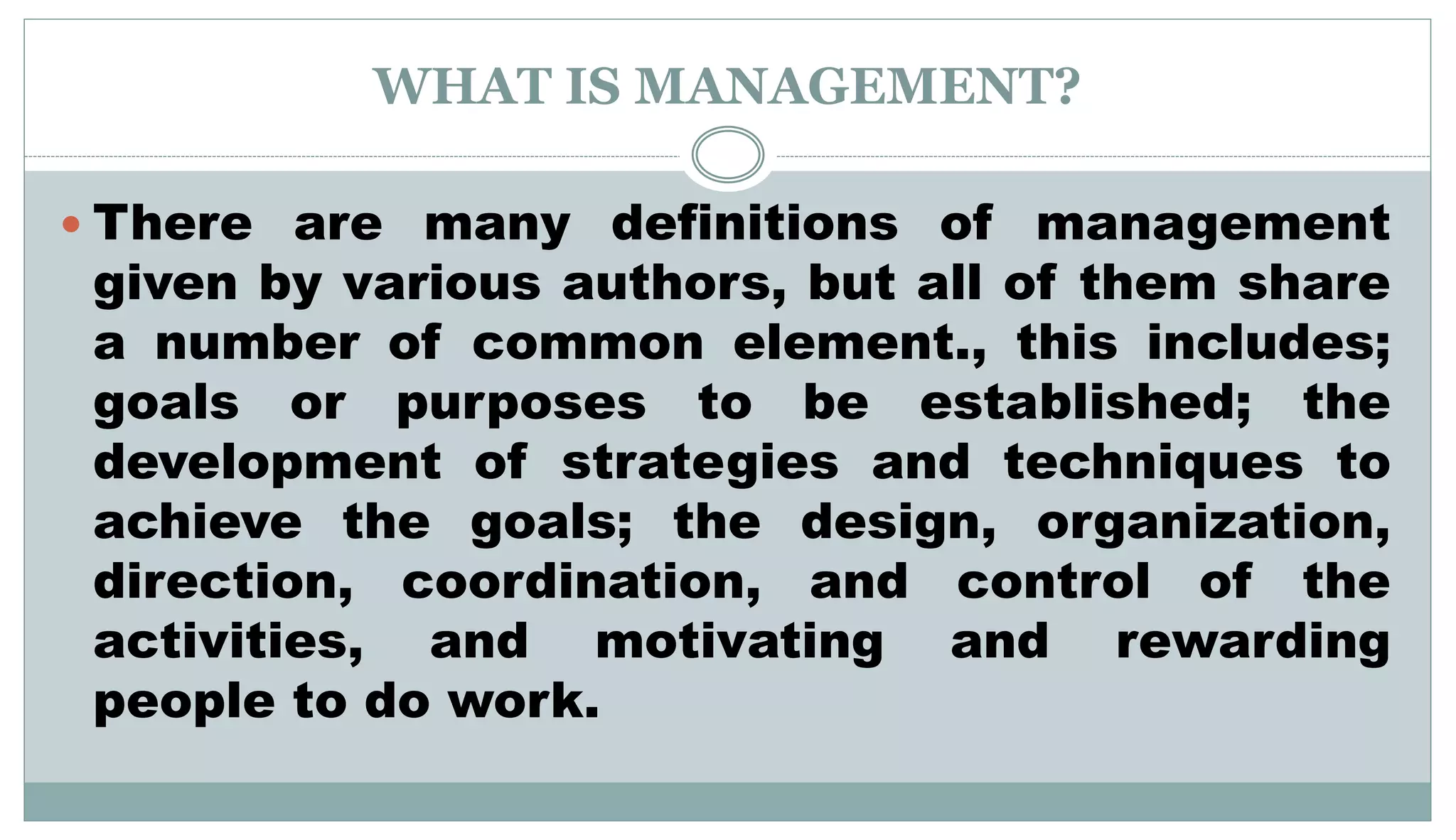 Basics of management | PPTX