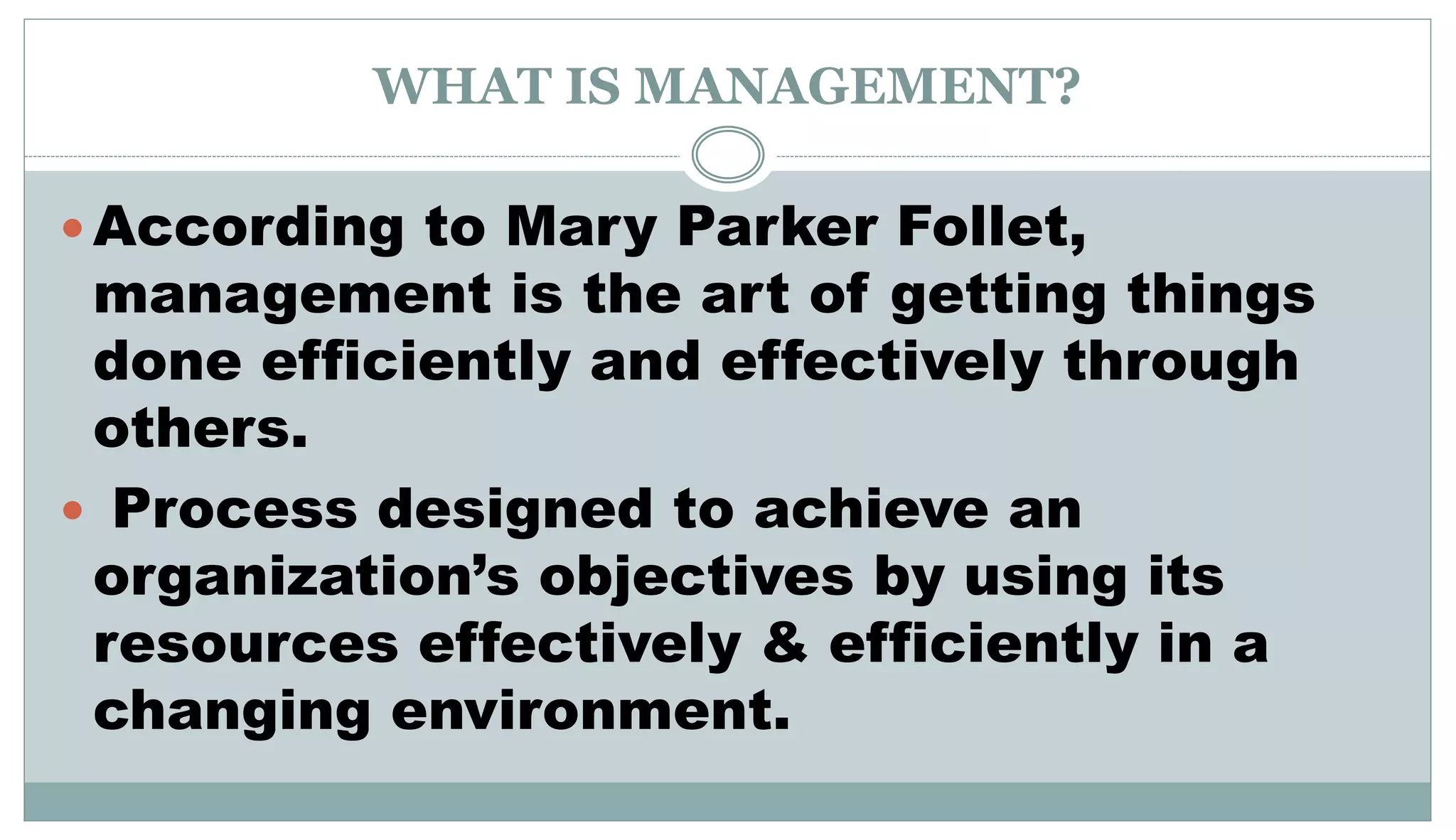 Basics of management | PPTX