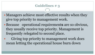 Basics of management | PPTX