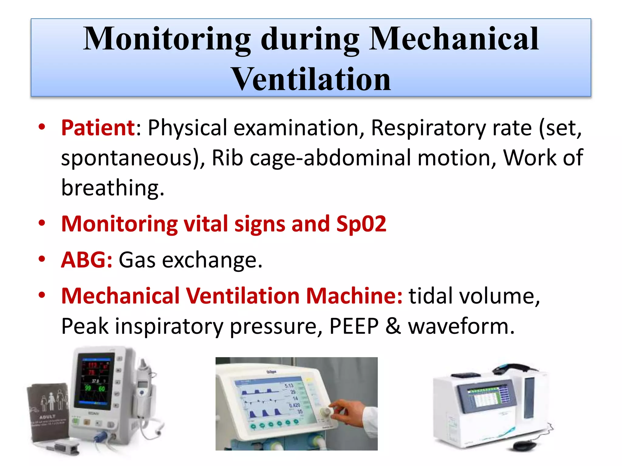 Basic of mechanical ventilation | PPTX