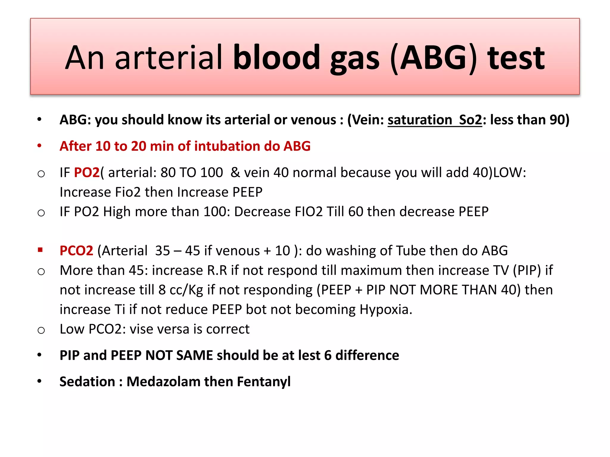 Basic of mechanical ventilation | PPTX