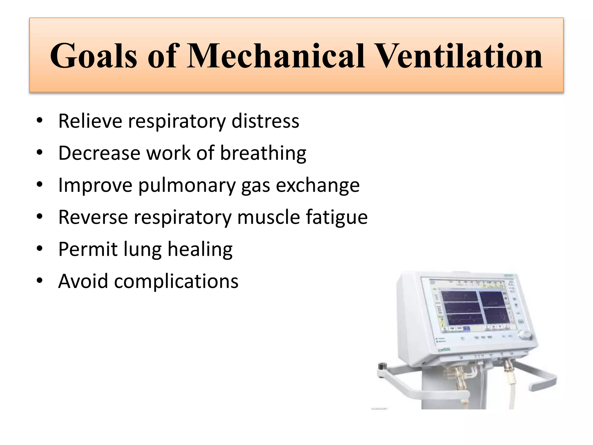 Basic of mechanical ventilation | PPTX