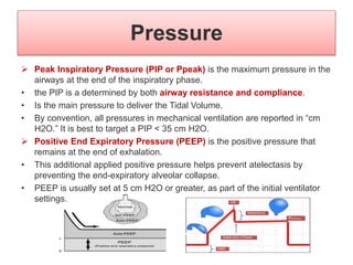 Basic of mechanical ventilation | PPTX