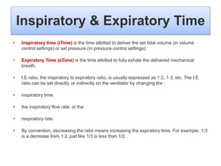 Basic of mechanical ventilation | PPTX
