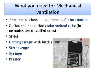Basic of mechanical ventilation | PPTX