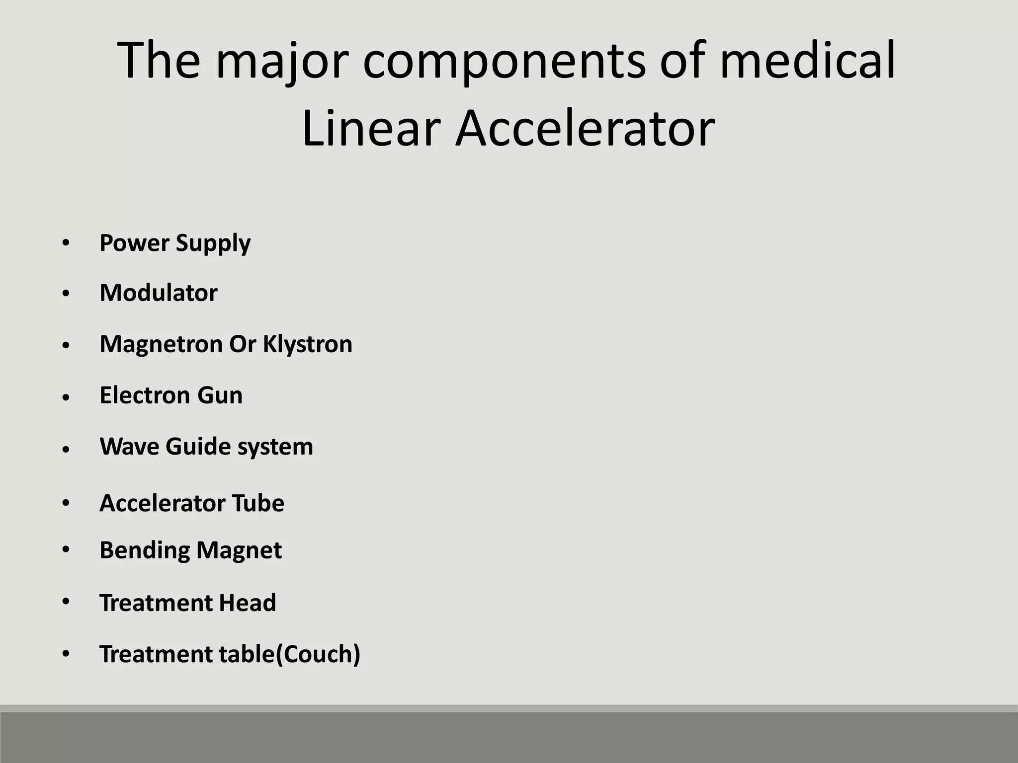 Basic of medical linac | PPTX