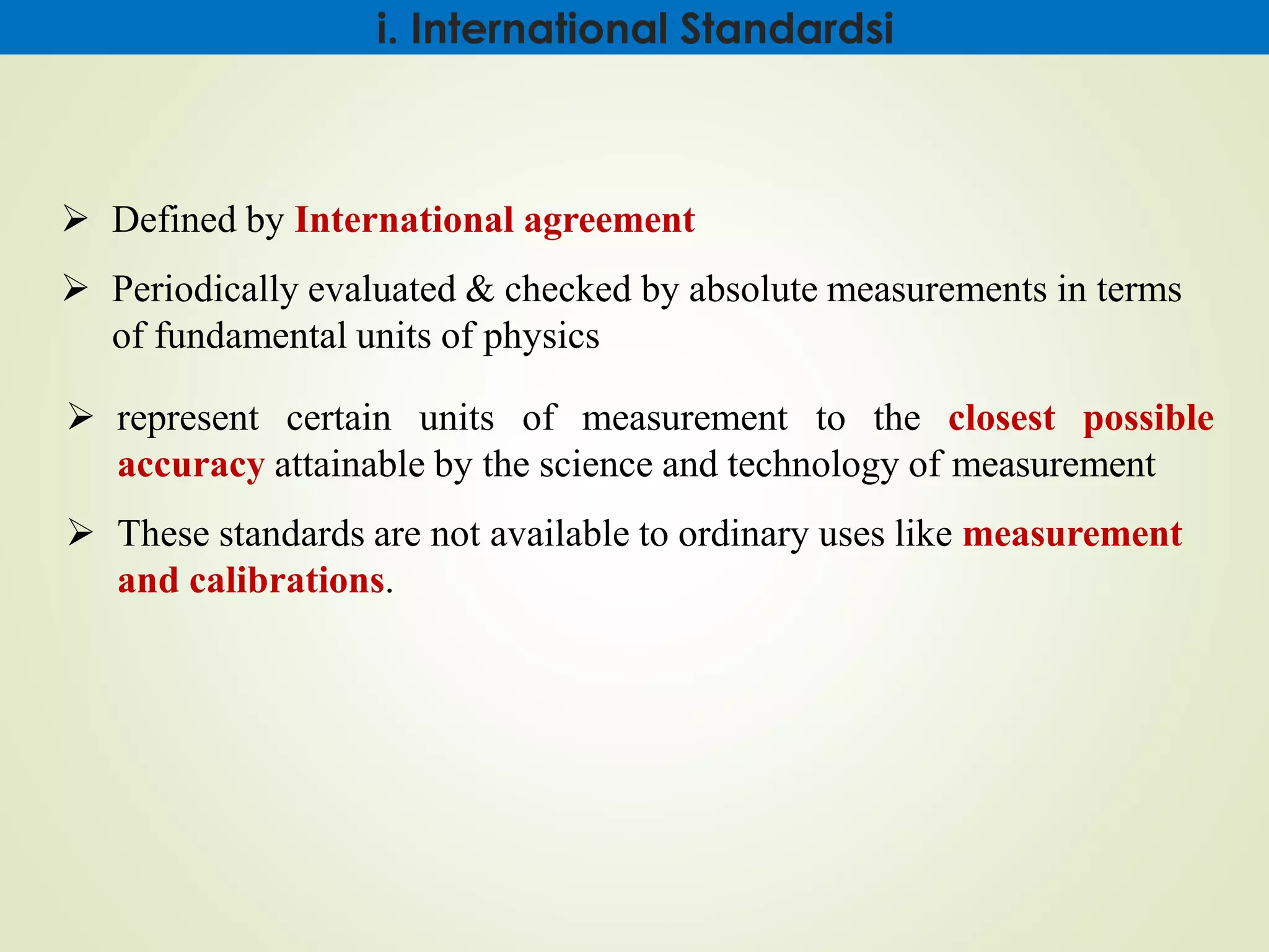 Basics of metrology | PDF