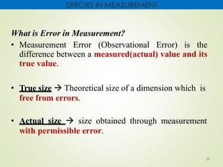 Basic of metrology | PDF