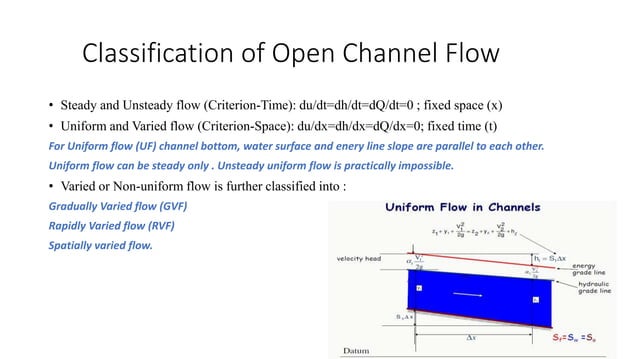 Basic of Open Channel Flow | PPT