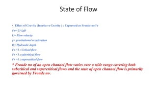 Basic of Open Channel Flow | PPT