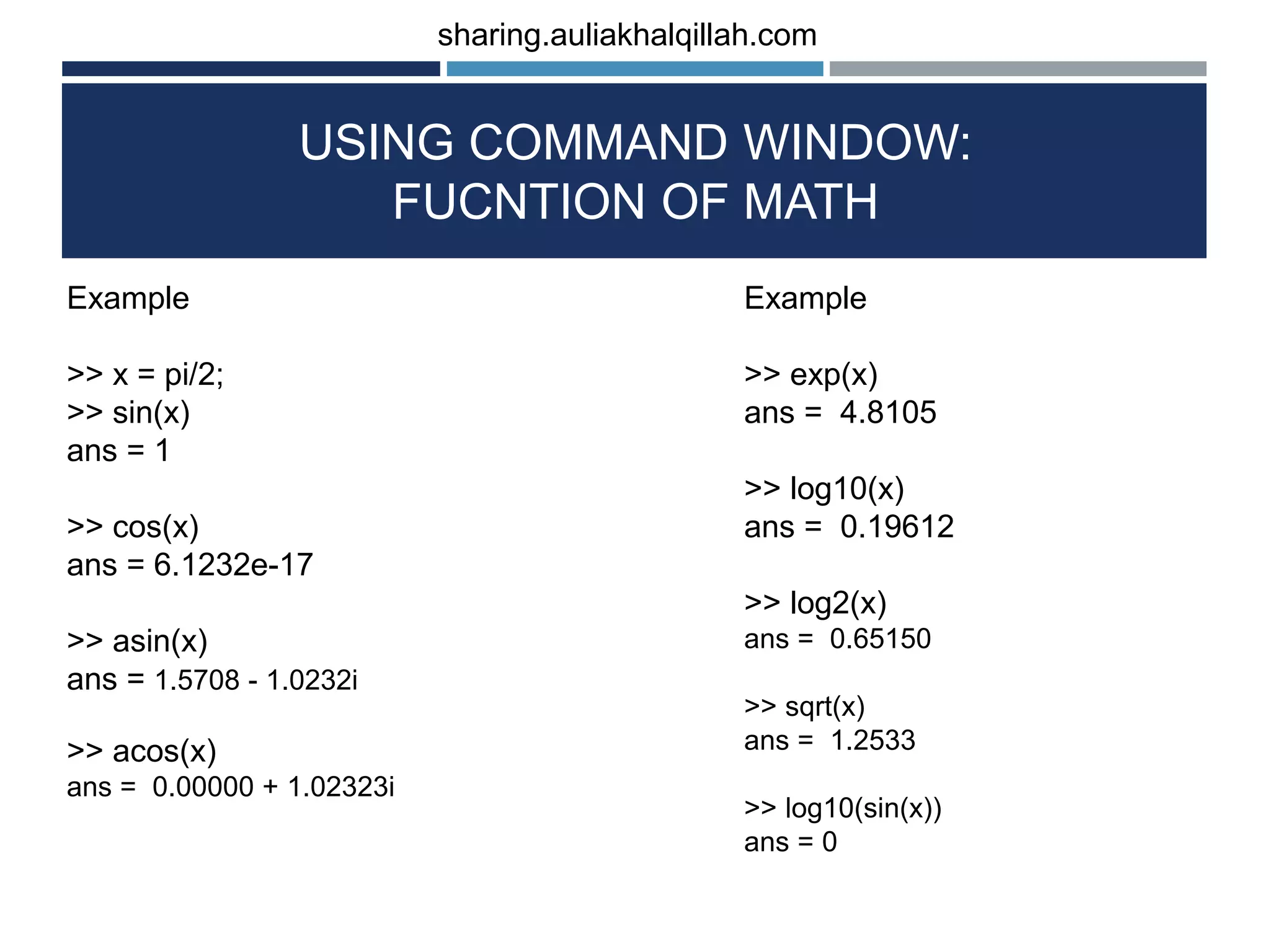 Basic Of Octave Matlab Programming Language Pptx Programming