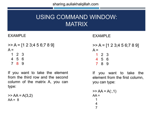 Basic of octave matlab programming language | PPTX | Programming Languages | Computing