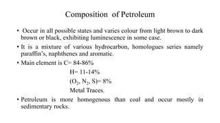 Basic of petroleum | PPTX