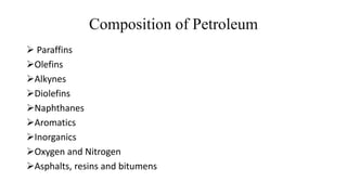 Basic of petroleum | PPTX
