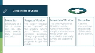 Basic of qbasic | PDF