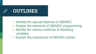 Basic of qbasic | PDF
