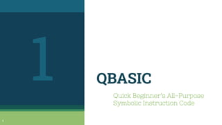 Basic of qbasic | PDF
