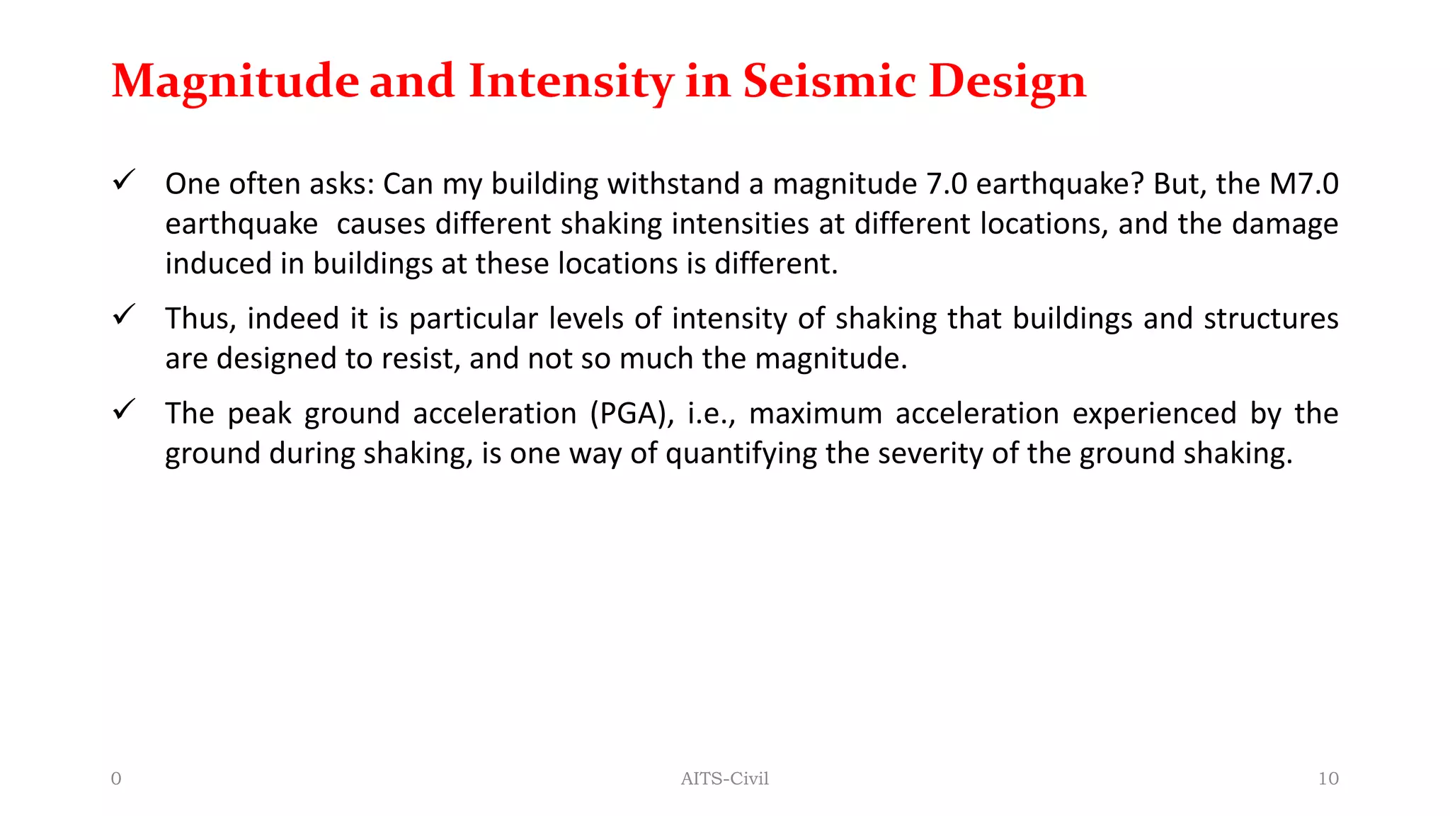 Basic of seismic engineering | PPTX | Geology | Science