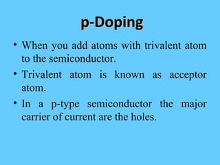 Basic of semiconductor | PPT | Physics | Science