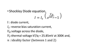 Basic of semiconductors and optical properties | PPTX