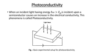 Basic of semiconductors and optical properties | PPTX