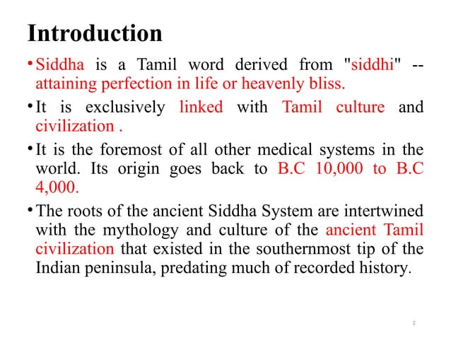 Basic of siddha , siddha system of medicine | PPTX | Hinduism ...