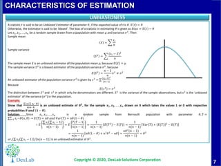 Basic of Statistical Inference Part-III: The Theory of Estimation from ...