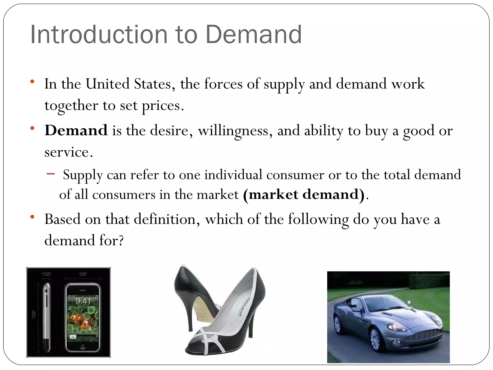 Basic of Supply and Demand - Economic | PPT