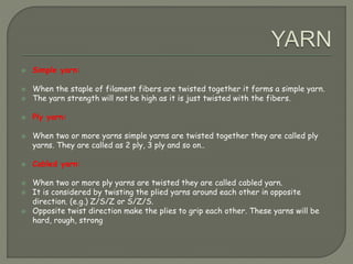 Basic of textile | PPTX