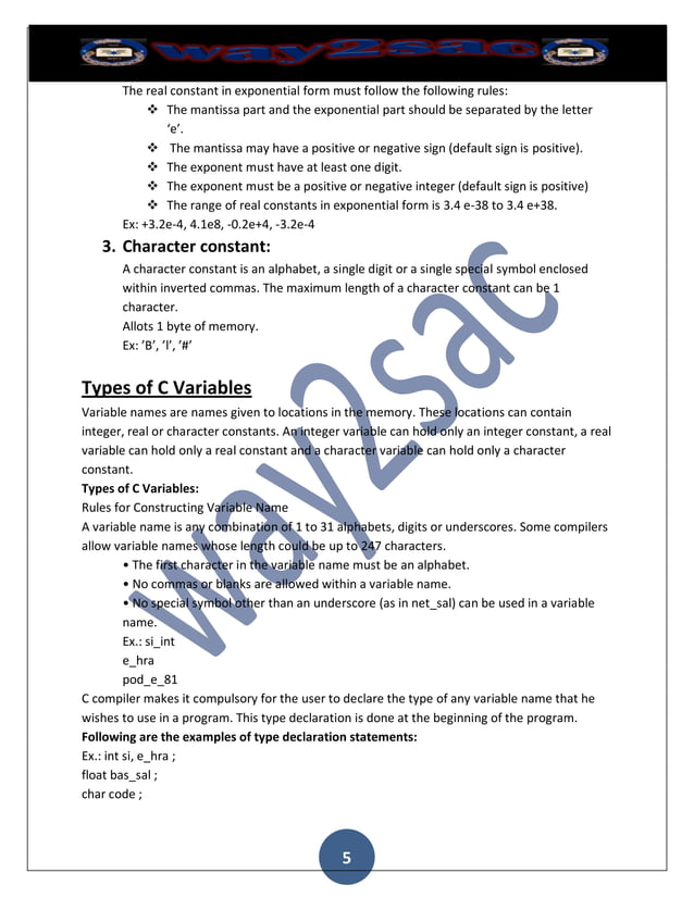 Basic Of The C Language Pdf