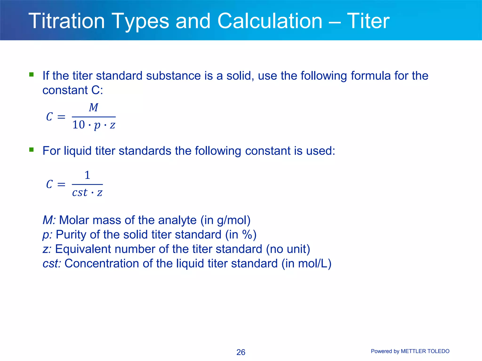 Basic of titration | PPTX | Chemistry | Science