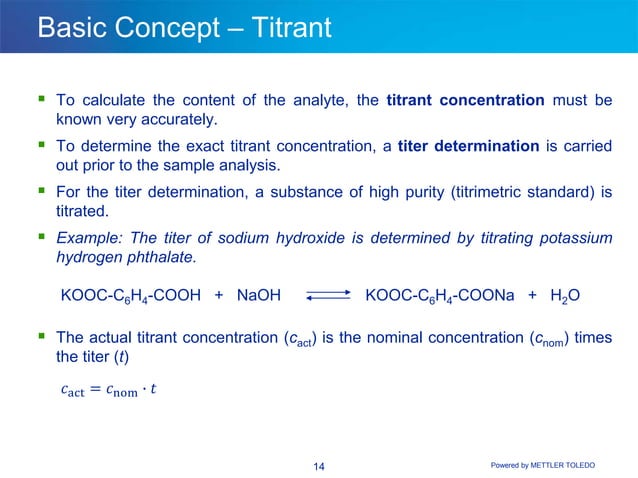 Basic of titration | PPTX | Chemistry | Science