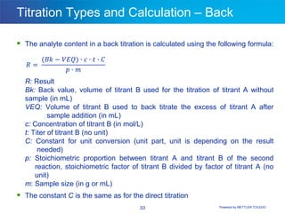 Basic of titration | PPTX