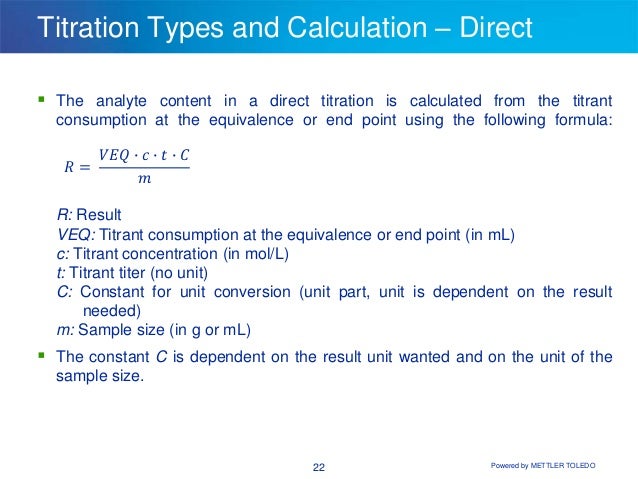 Basic of titration