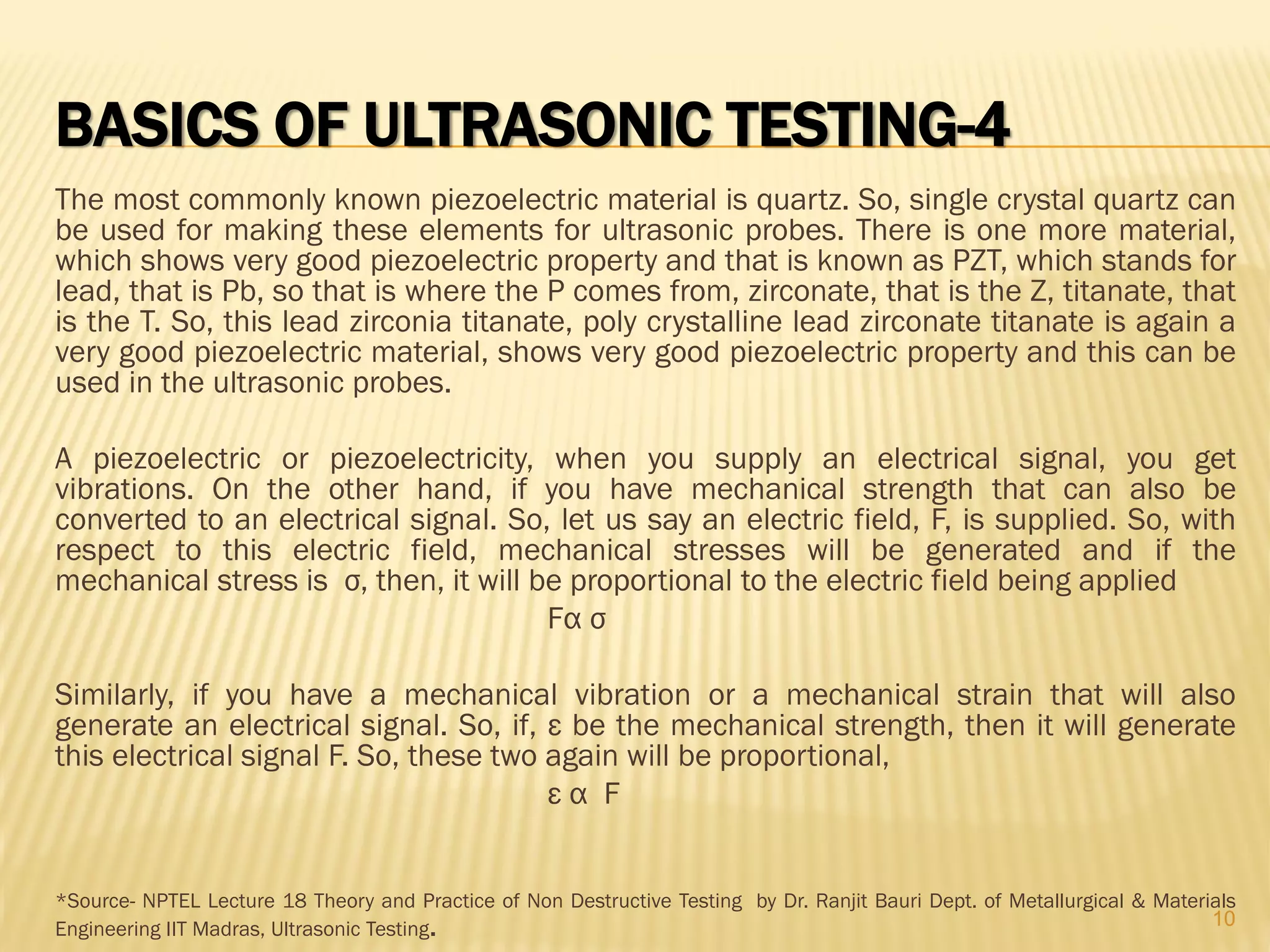 Basic Of Ultrasonic Testing Part 4 By Rohit Sahu Pdf Digital Audio Computer Software And