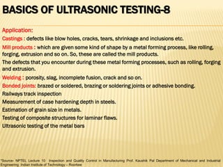 Basic of ultrasonic testing part 8 by rohit sahu | PDF