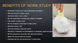 History of workstudy - Workmeasurement - Job design | PPTX